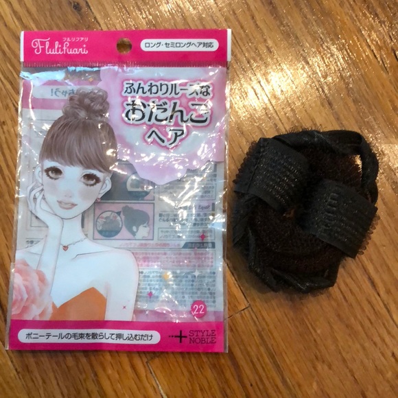 Accessories | Japanese Style Hair Bun Ring Brown Color | Poshmark